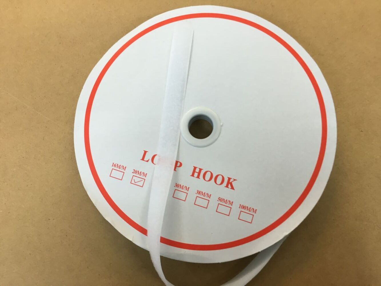 Sew On 20MM Loop Velcro 25m Roll | Arcadia Textiles